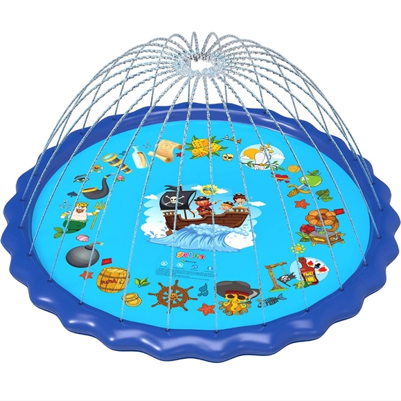 Swim | Splash Pad Mat Sprinkler Water Inflatable Mat | Poshmark